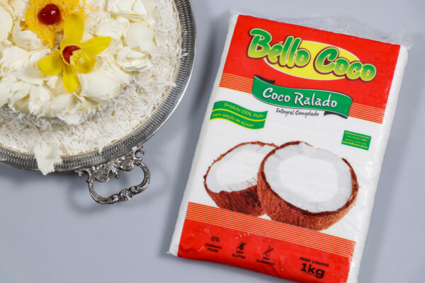 Coco ralado desidratado médio | Bello Coco